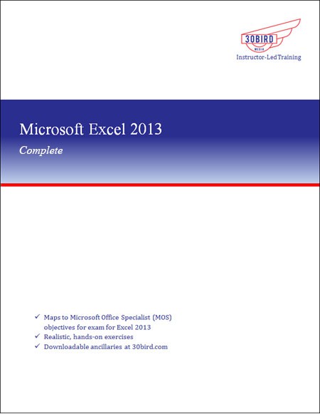 Microsoft Excel 2013 Complete - 30 Bird